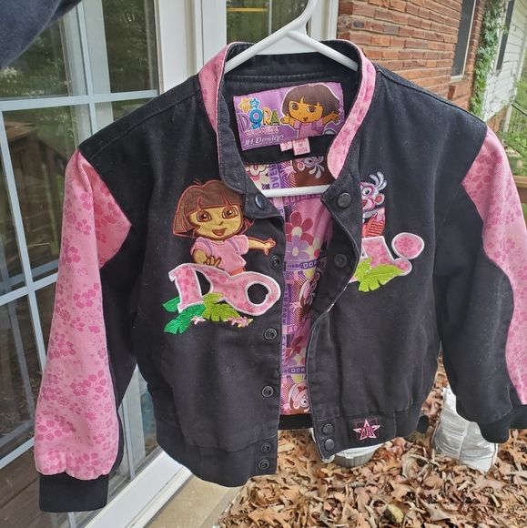 jh design | Jackets & Coats | Dora The Explorer Jacket | Poshmark